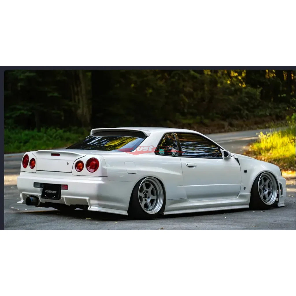 JSAI Aero Side Skirts - NISSAN R34 GTT 2 DOOR COUPE TYPE R Style – Just Jap