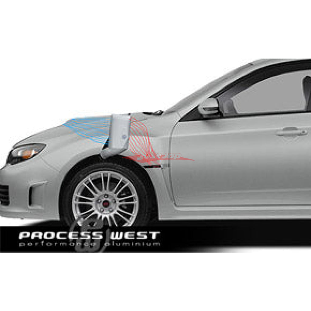Process West Verticooler Kit Fits Subaru WRX GRB G3 2008-2014 (Black) – Just Jap