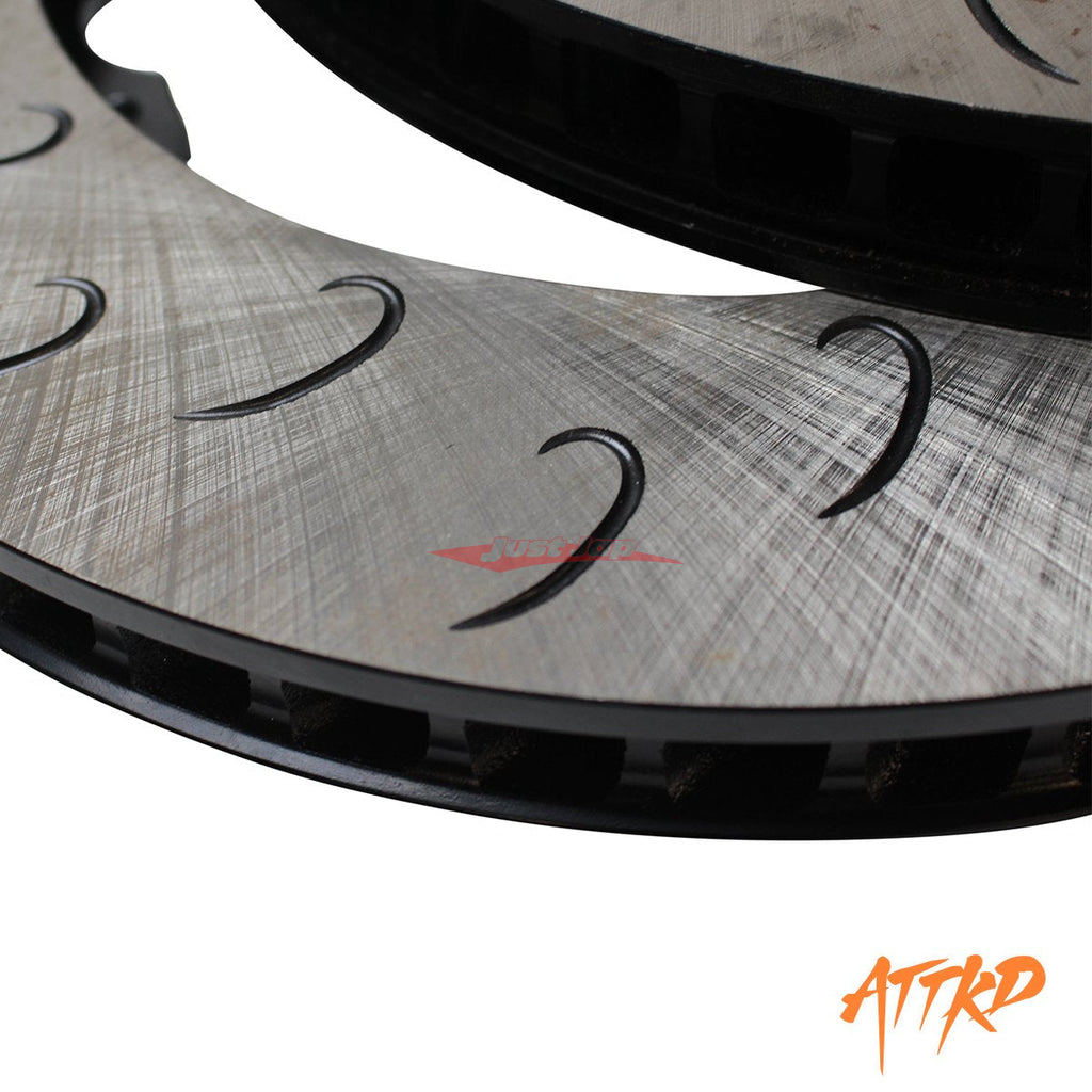 ATTKD Front Brake Disc Rotors 380mm (J Hook) fits Nissan R35 GTR (07-1 ...