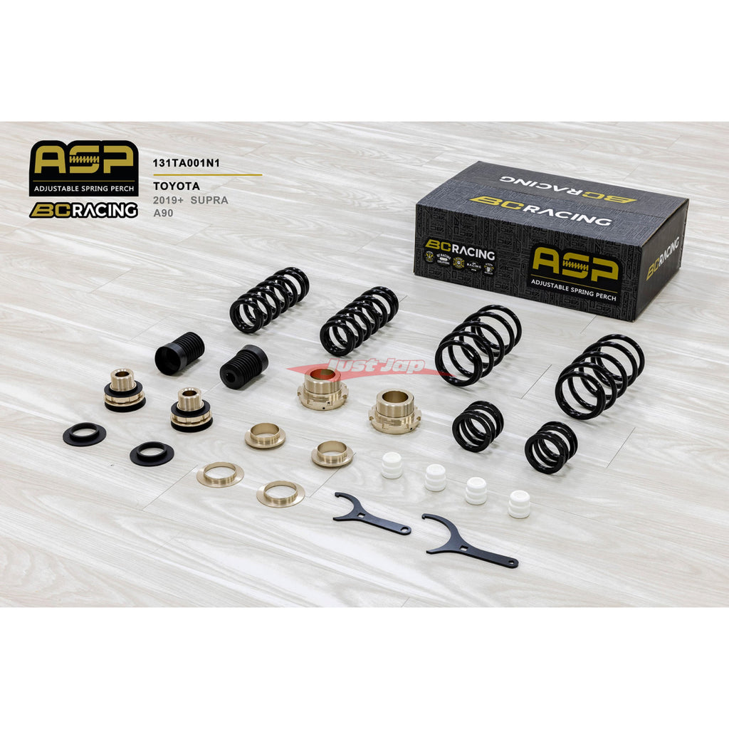 BC Racing ASP Adjustable Spring Perch fits Toyota Supra A90 19 - curre ...