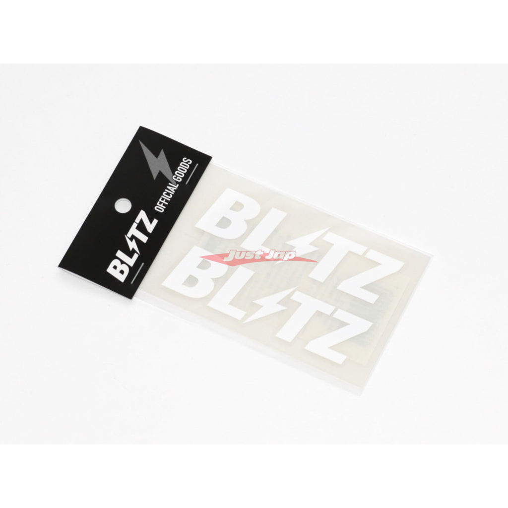 BLITZ Logo Sticker Set 100mm (White) – Just Jap