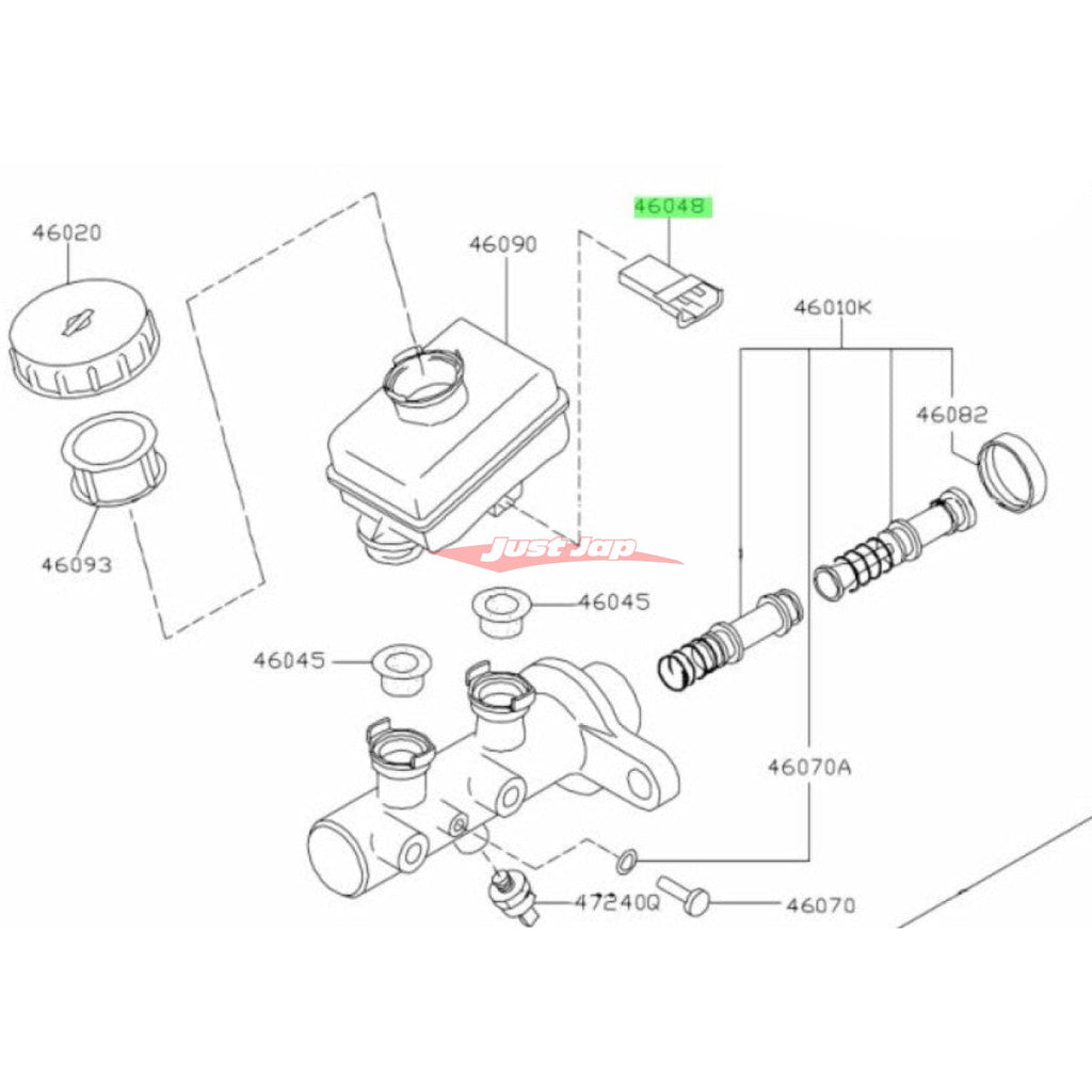 Genuine Nissan Brake Master Cylinder Plug Fits Nissan (Check Compatibi ...