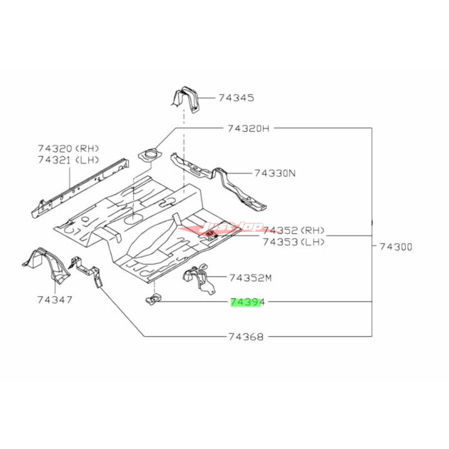 Genuine Nissan Jack Up Point Bracket Fits Nissan R32 Skyline – Just Jap
