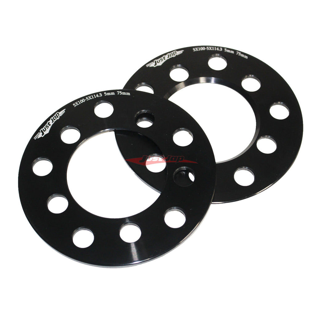 JJR 5mm Floating wheel Spacers - 5 Stud Multi-Fit (5 x 100 & 5 x 114.3 ...