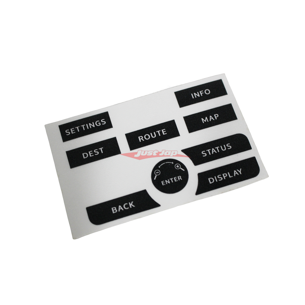 Nissan MFD Control Panel Button English Labels fits Nissan R35 GTR JDM ...